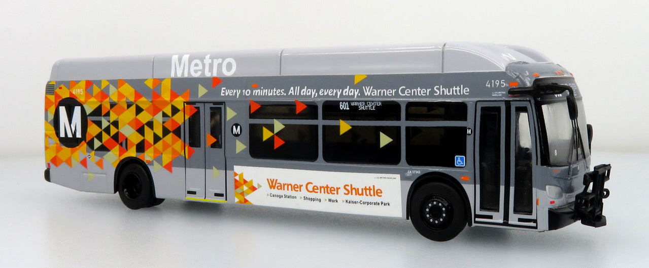 New Flyer Xcelsior XN Transit Bus-LA Metro Warner Center Shuttle – Nice ...