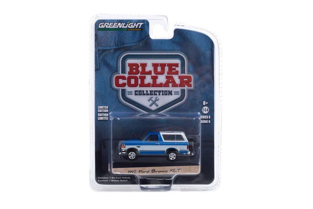 1992 Ford Bronco XLT Bright Regatta (Blue and White) – Nice Car Collection