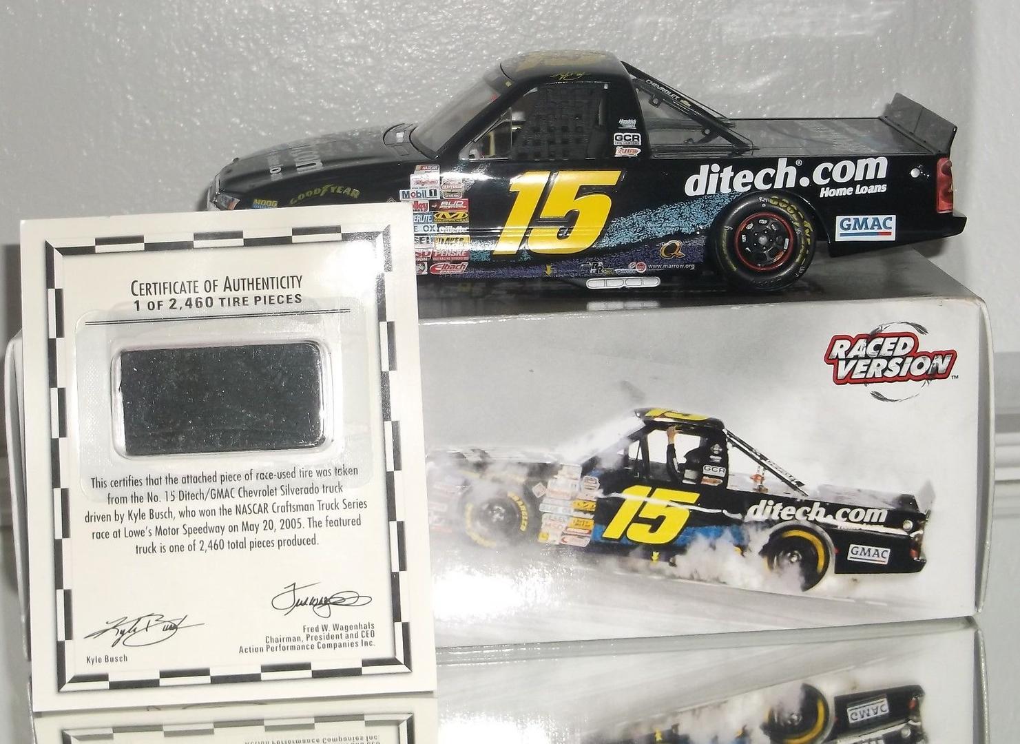 2005 Kyle Busch #15 Ditech.com Silverado Super Truck (Charlotte Raced ...