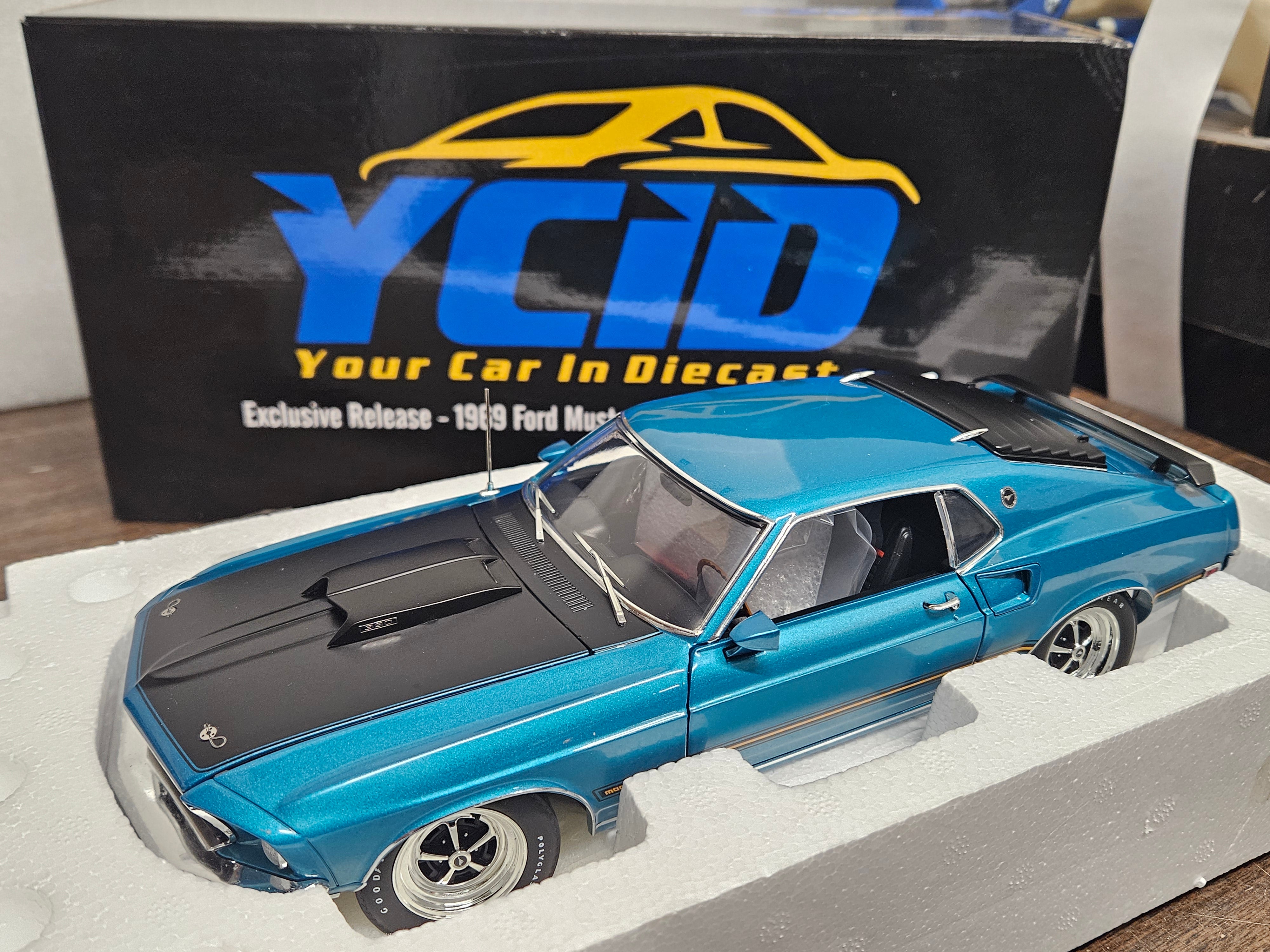 1969 Ford Mustang Mach 1 - "Gulfstream Aqua" - A1801866Y – Nice Car ...