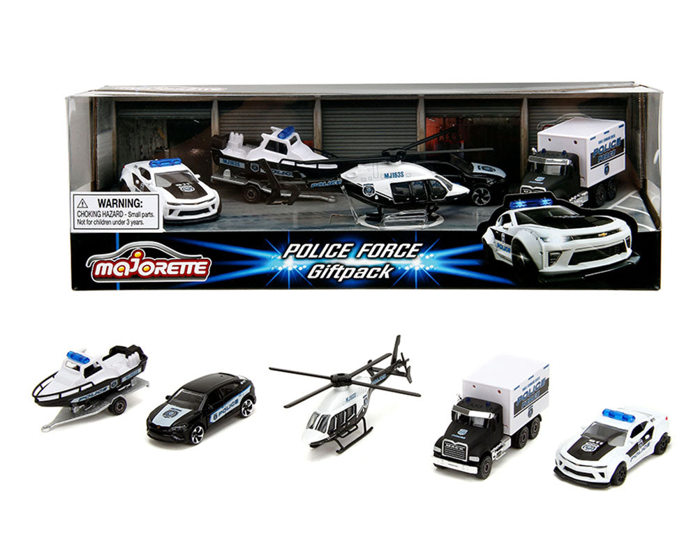Majorette 1:64 Gift Pack Police Force – Nice Car Collection