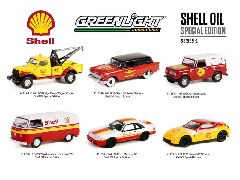 Ensemble Greenlight Set-Shell Oil Special Edition Series 2 – Nice Car ...