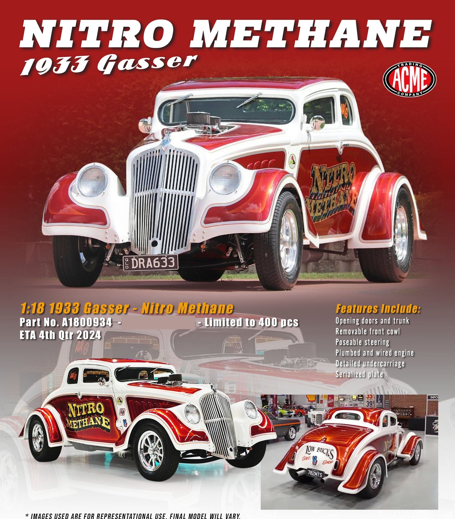 1933 Gasser - Nitro Methane – Nice Car Collection