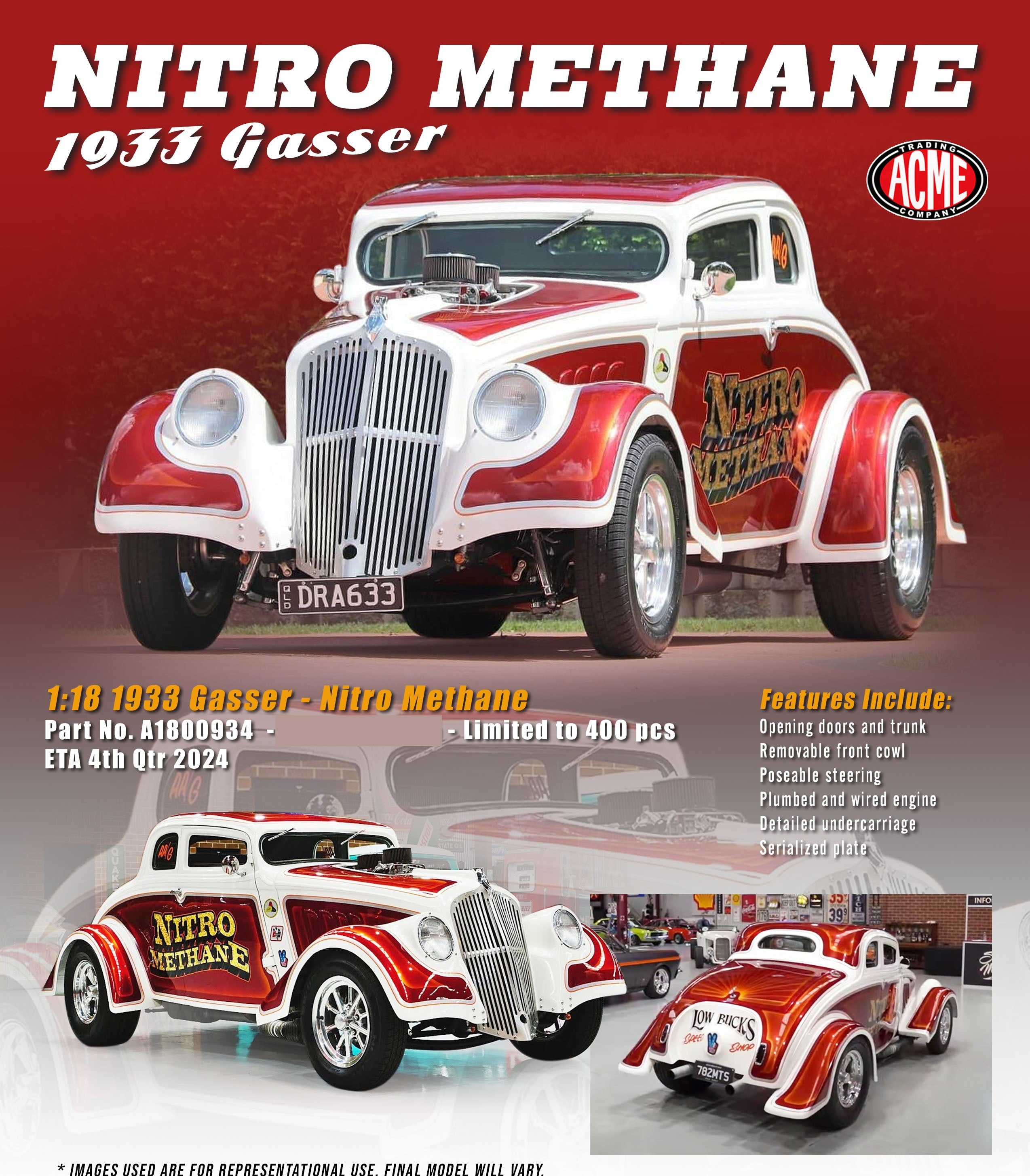 1933 Gasser - Nitro Methane – Nice Car Collection