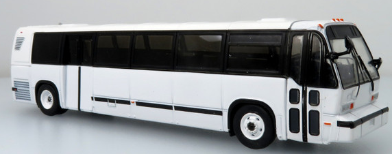 1999 TMC RTS Transit Bus: Blank White – Nice Car Collection