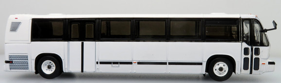 1999 TMC RTS Transit Bus: Blank White – Nice Car Collection