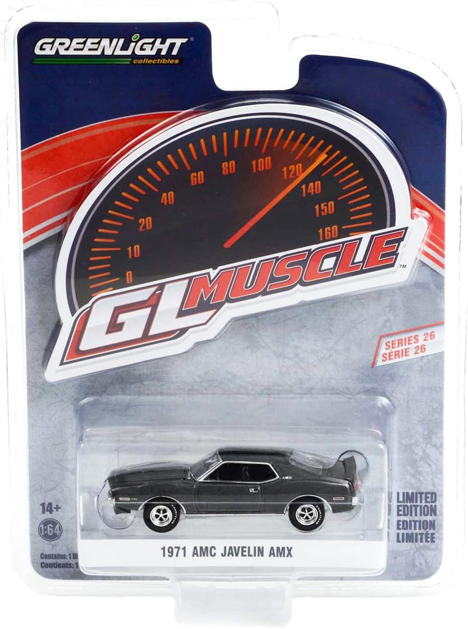 1971 AMC Javelin AMX Charcoal Gray Metallic with Black Nose Stripe ...