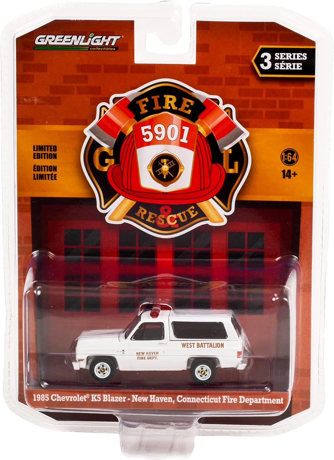 1985 Chevy K5 Blazer White New Haven Fire Department West Battalion C Nice Car Collection