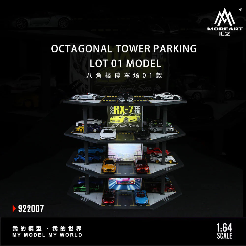 MoreArt 1/64-OCTAGONAL TOWER PARKING LOT O1 MODEL MO922007 – Nice Car ...