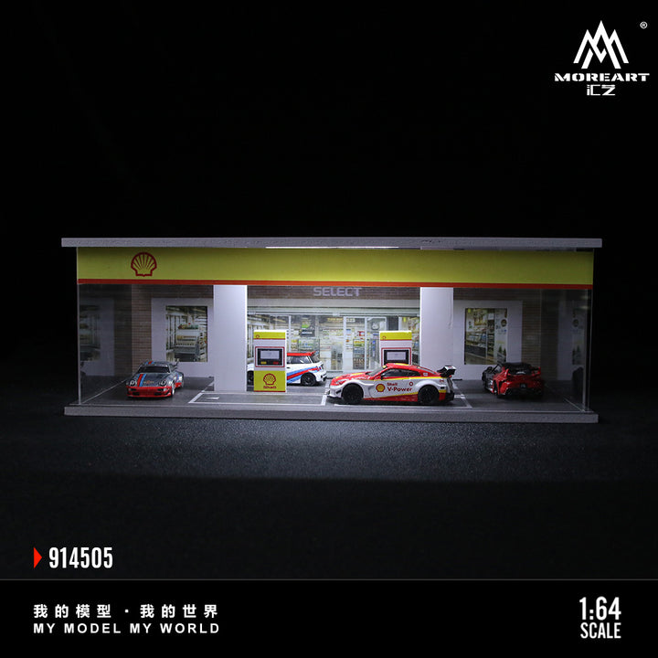 MoreArt 1/64 - "Shell" Gas Station - MO914505 – Nice Car Collection