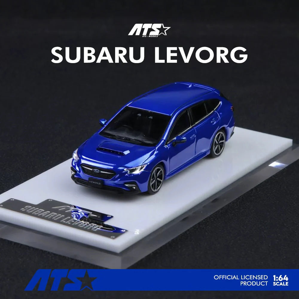 ATS Models 1/64 - Subaru Levorg - Blue - ATS880301 – Nice Car Collection