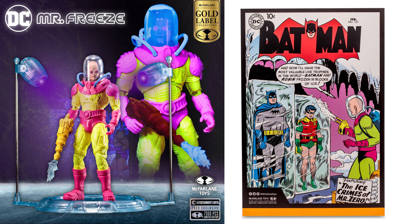 Figurine DC Multiverse Mr Freeze (Black Light Gold) 7" Figure – Nice ...