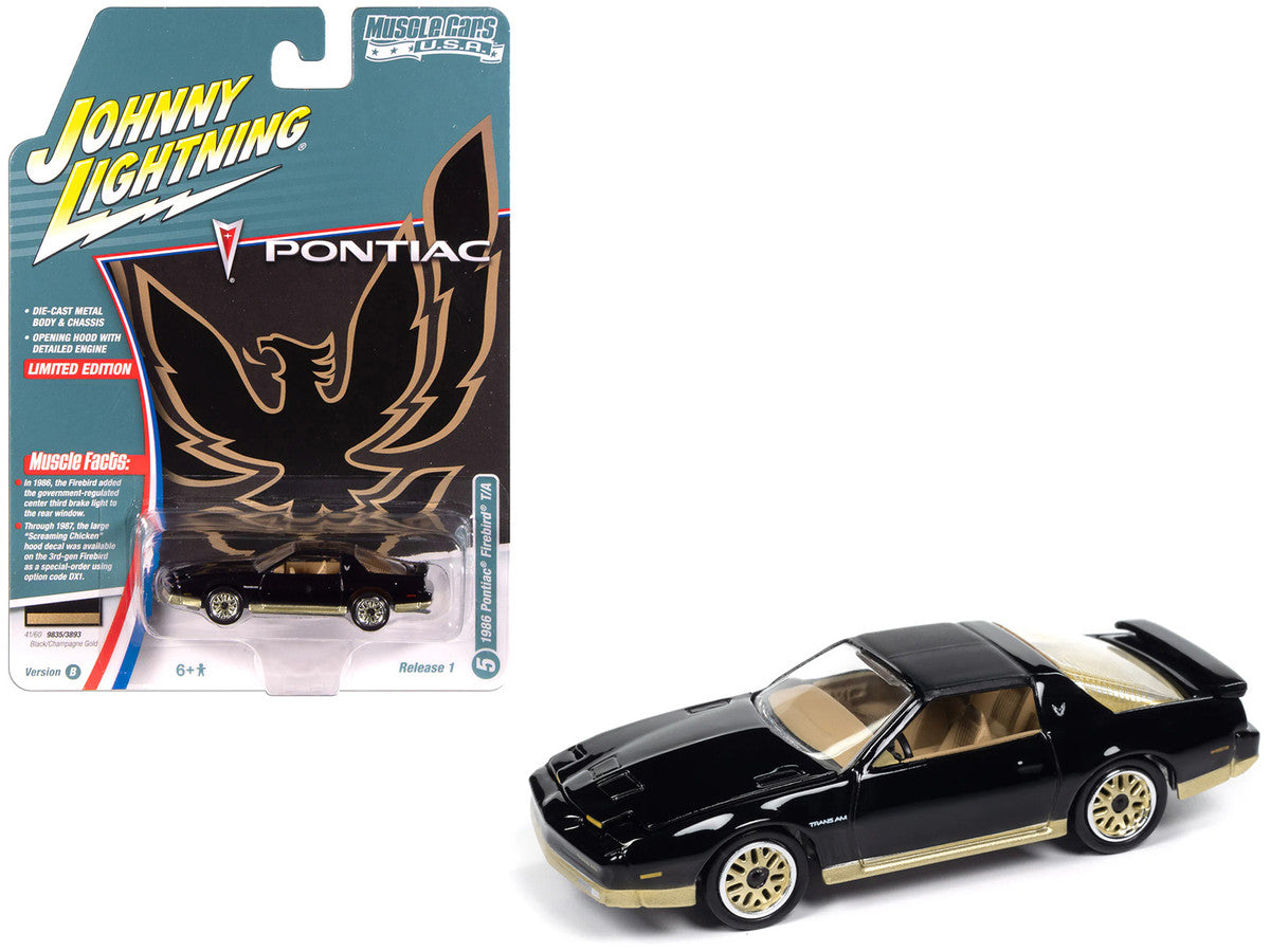 Johnny Lightning-1987 Pontiac Trans Am King of the Jungle (Gloss Black ...