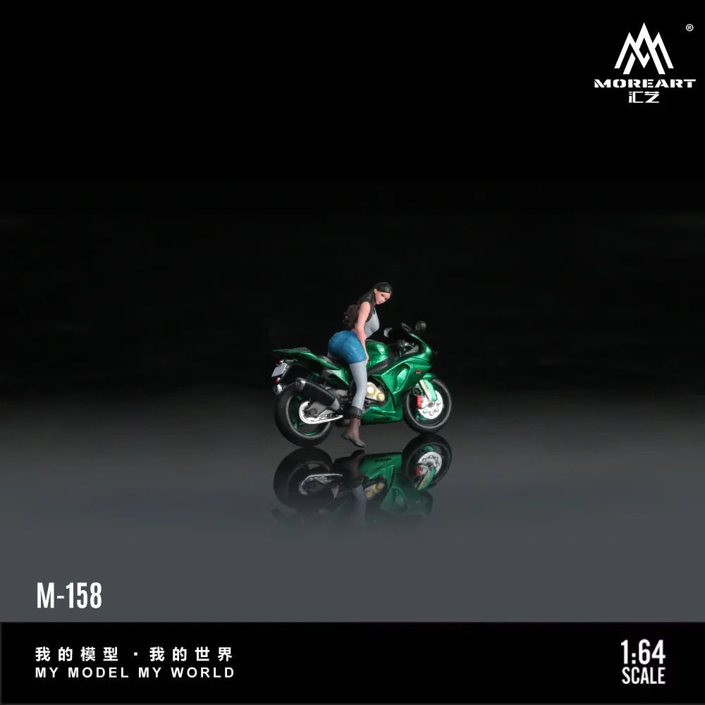 MoreArt 1/64 - Suzuki Green Magic Motorcycle Girl - MO222158 – Nice Car ...
