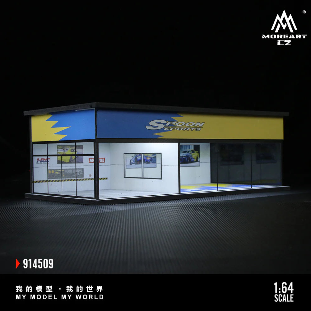 MoreArt 1/64 - Parking Exhibition Hall - "Spoon" - MO914509 – Nice Car ...