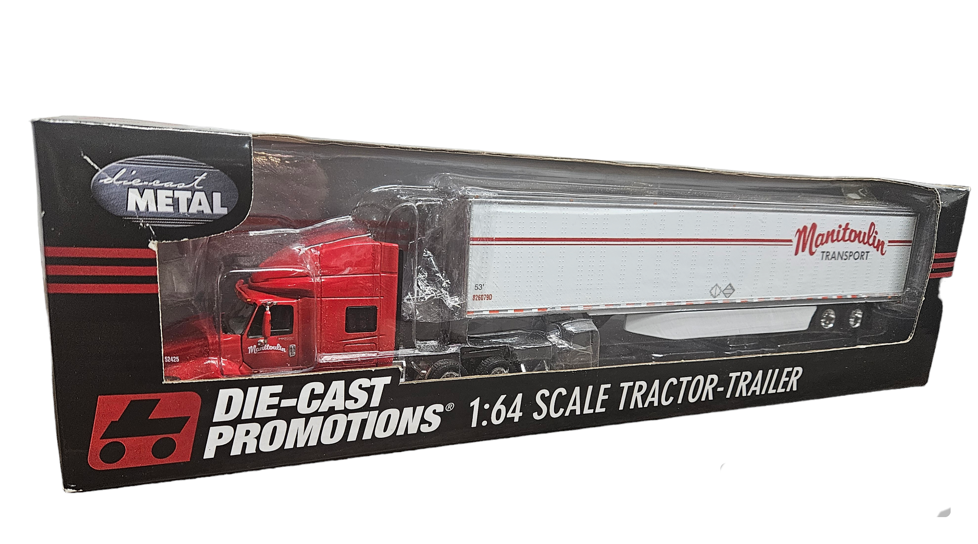 INTERNATIONAL WITH 53 DRY BOX made for MANITOULIN TRANSPORT 1:64 by DC ...