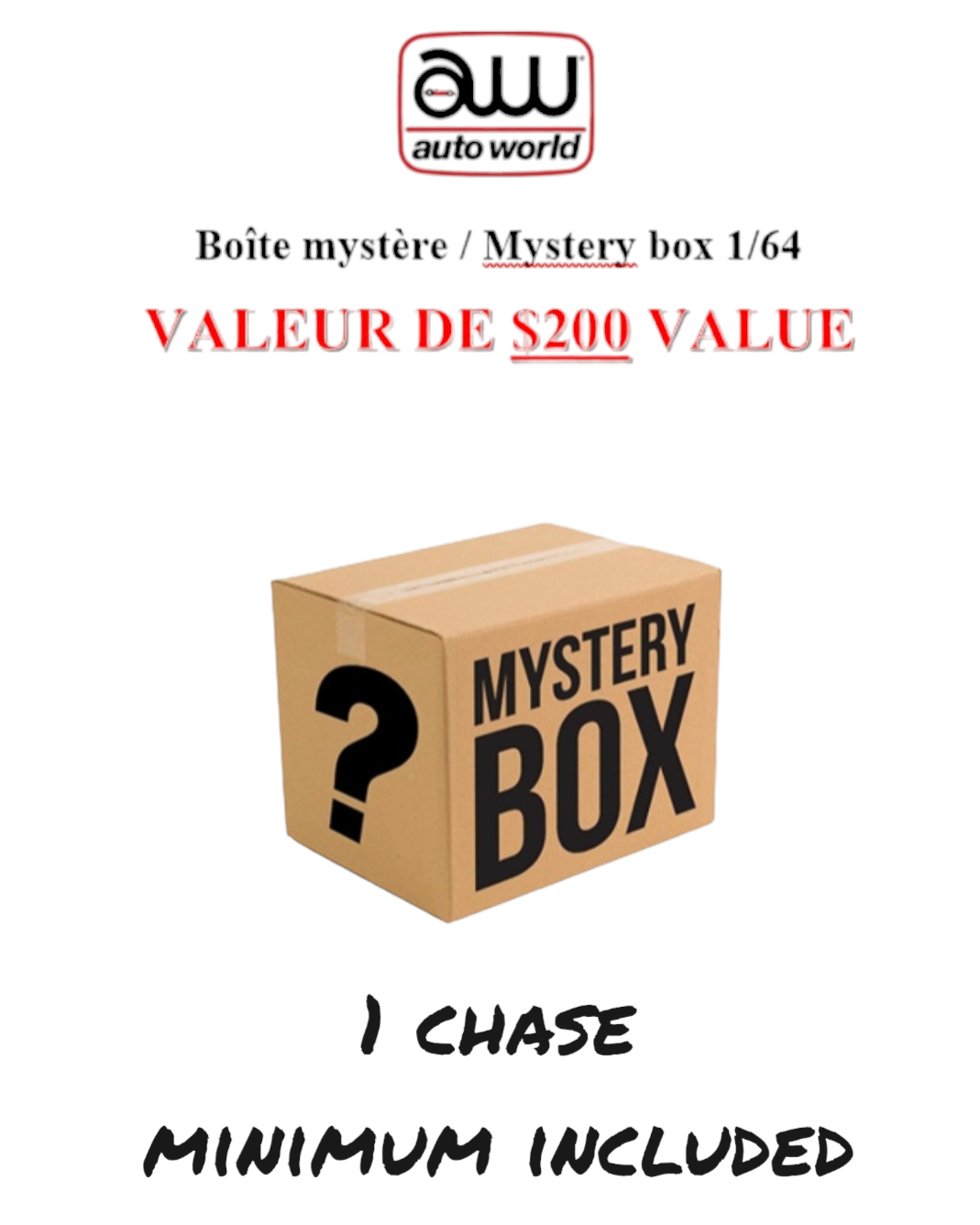 Boîte mystère / Mystery box, Auto World (Échelle-Scale 1:64) – Nice Car ...