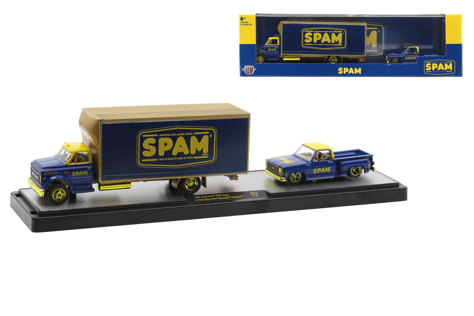 Chase Cars-SPAM-1968 Chevrolet C60 Truck & 1979 Chevrolet Silverado St ...
