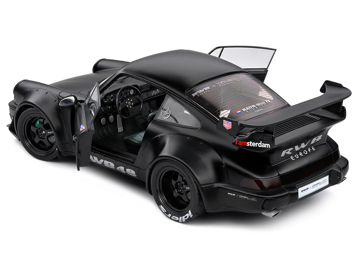 SOLIDO - 2016 RWB Bodykit Matte Black - "Darth Vader" – Nice Car Collection