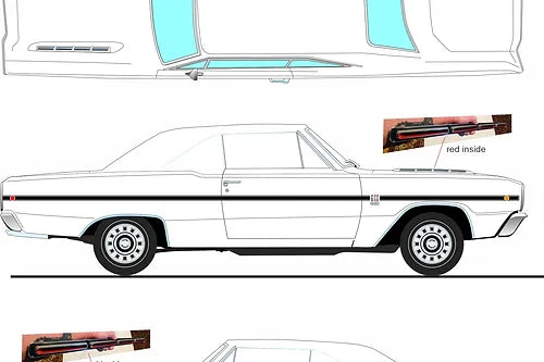 1968 Dodge Dart 440 GSS (Limitée à 68 unité seulement-Limited to 68 un ...