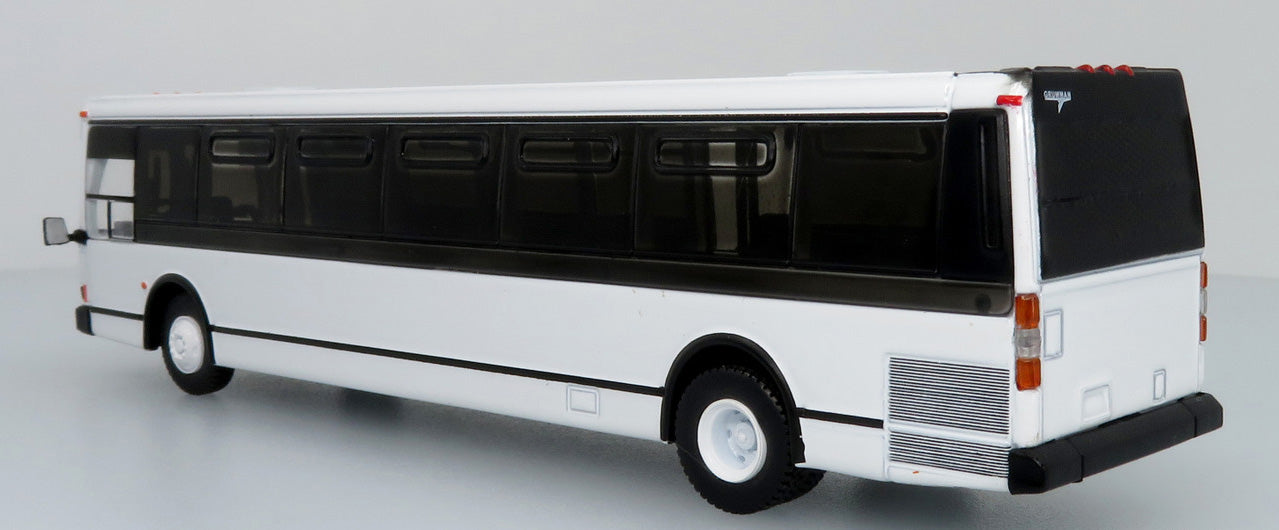 Grumman 870 Transit Bus Blank/White – Nice Car Collection