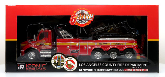 Kenworth T880 Heavy Rescue - LACoFD Unit 103 (1:43) – Nice Car Collection