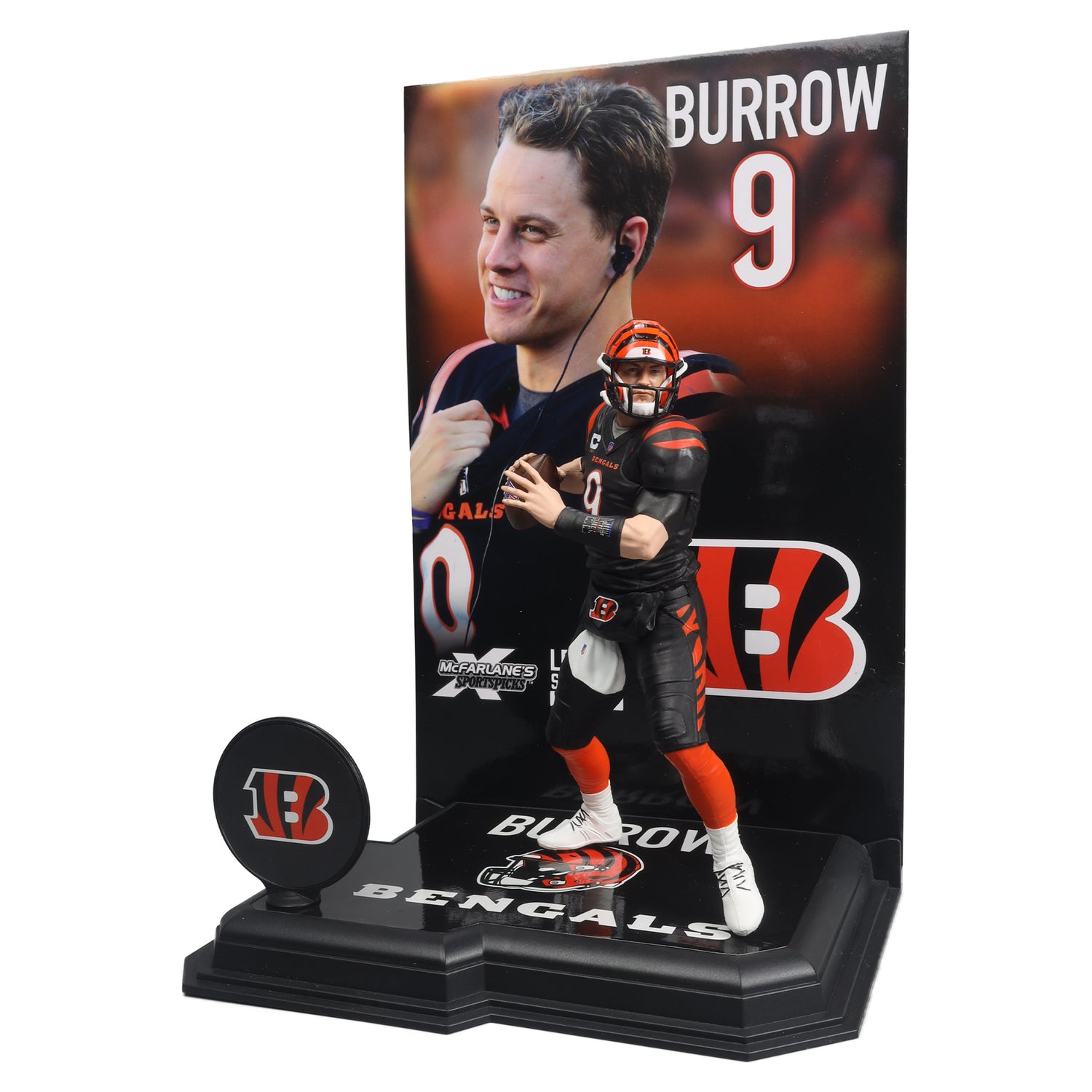 MCFARLANE NFL SPORTSPICKS-JOE BURROW (BENGALS) – Nice Car Collection