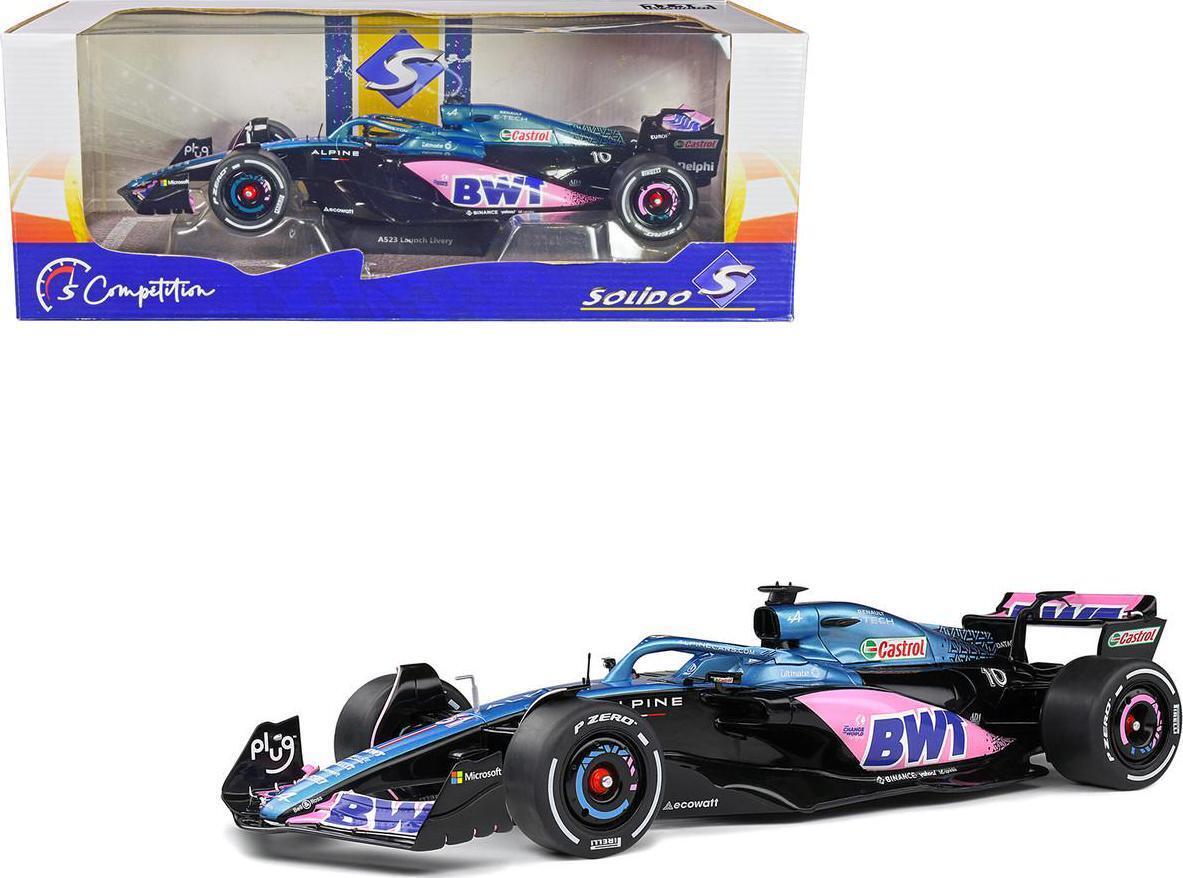 SOLIDO - Alpine A523 F1 Blue Edition "BWT" 2023 - "Presentation Versio ...