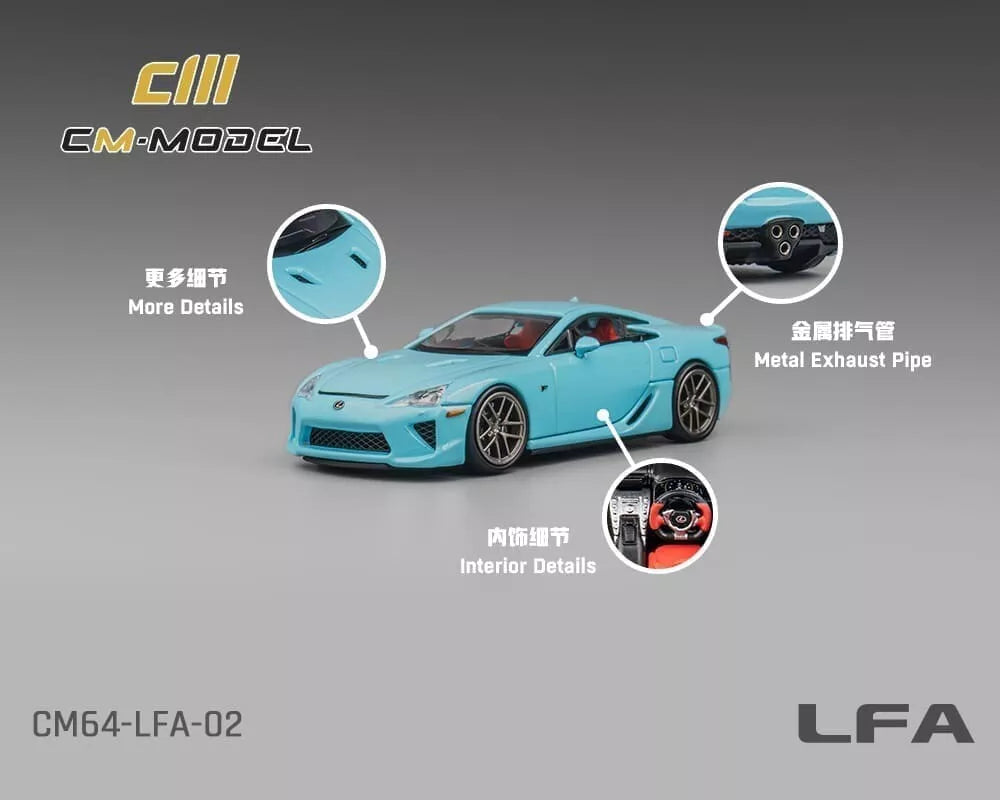Lexus LFA, Baby Blue (CM64-LFA-02) – Nice Car Collection