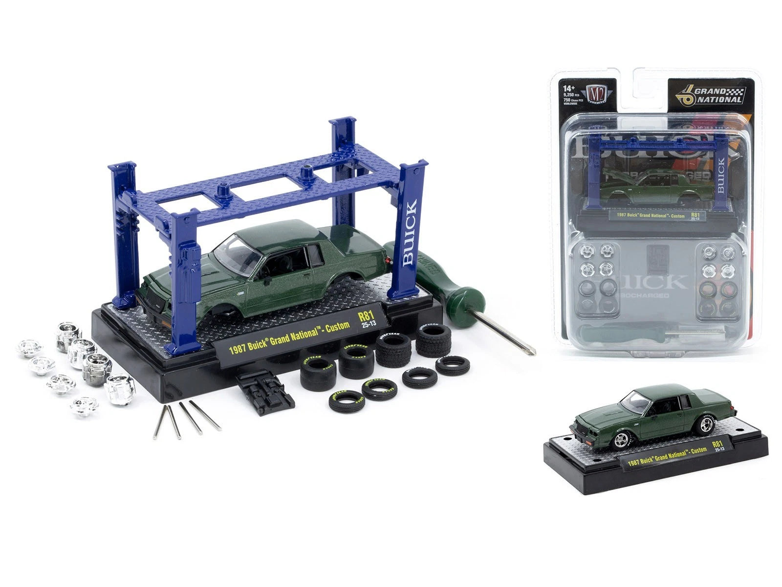 1987 Buick Grand National (M2 Machines-Model-Kit Release 81) 37000-81A ...