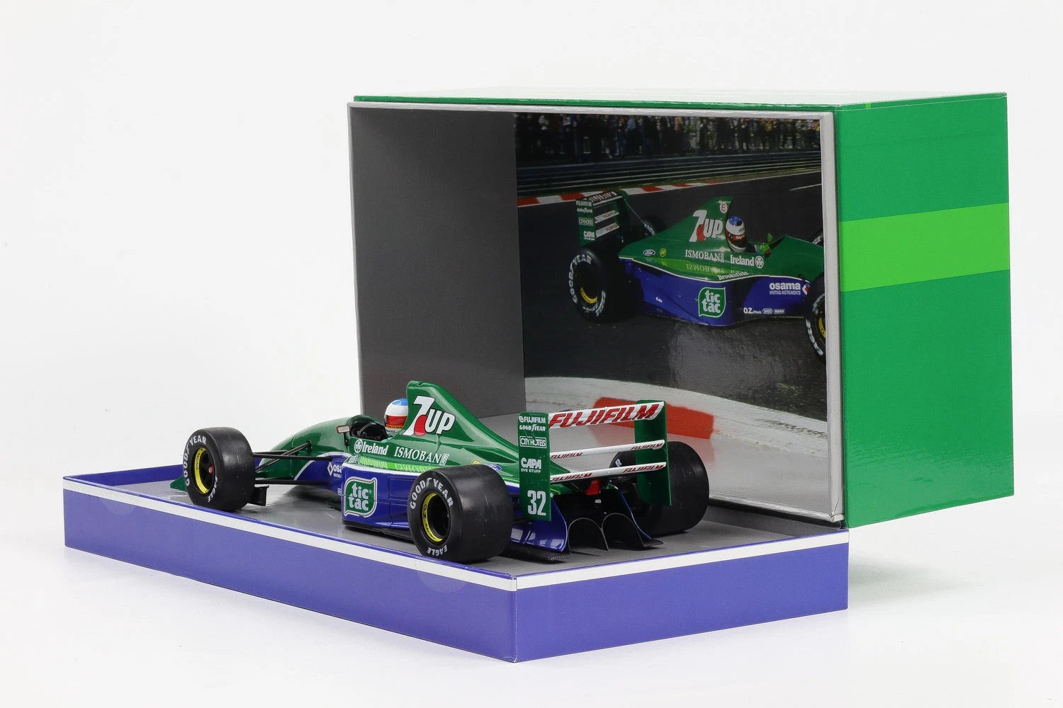 F1- Team Jordan 7UP, Micheal Schumacher #32, 1st GP Race Belguim GP Sp ...