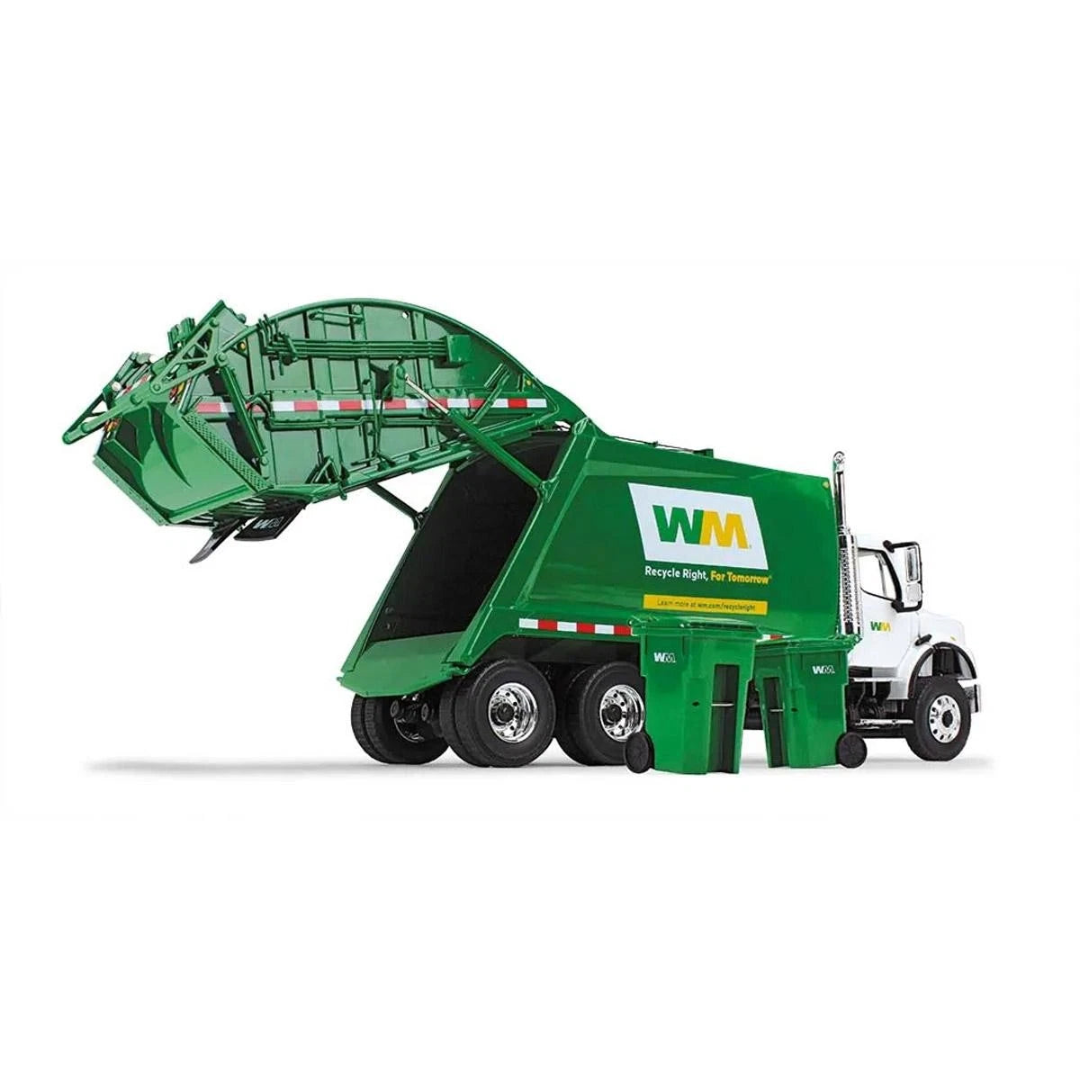 Freightliner M-2 "Waste Management" Rear Load Refuse Truck with Bins ...