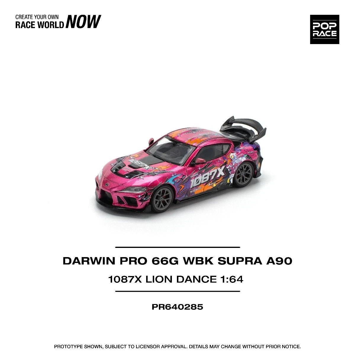 POPRACE-DARWIN PRO 66G WBK SUPRA (A90) - 1087X LION DANCE – Nice Car ...