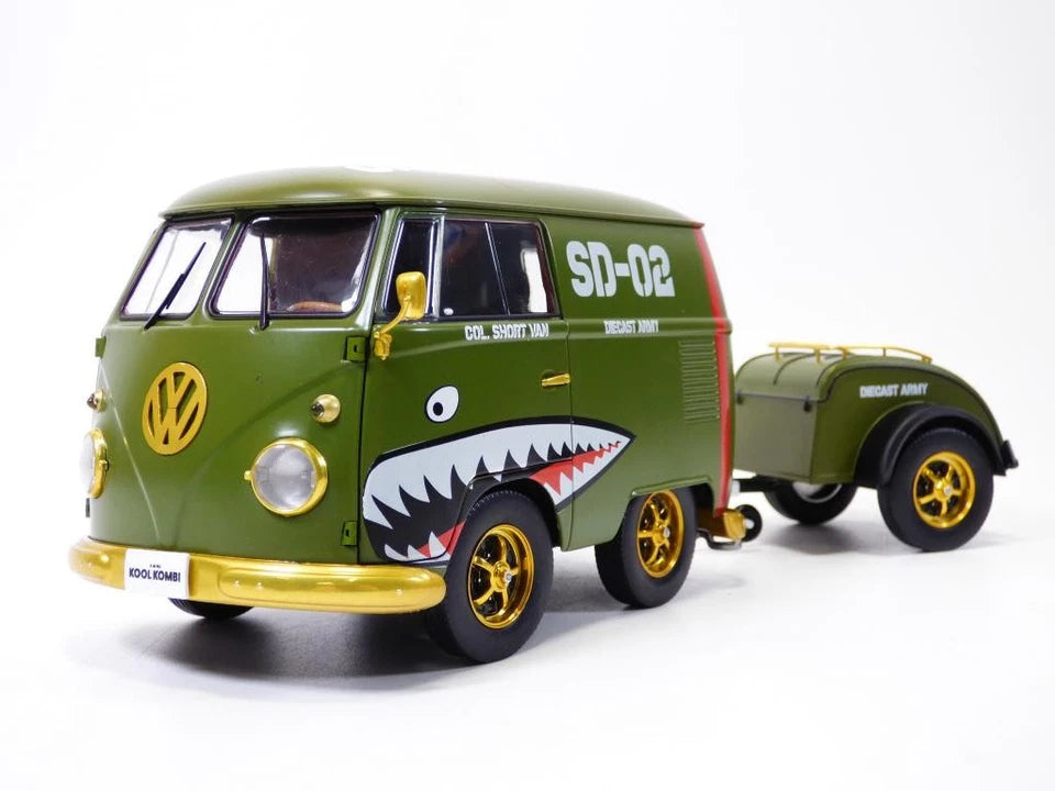 SOLIDO - 1950 Volkswagen Kool Kombi - "Army Fighter" – Nice Car Collection