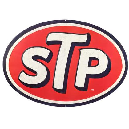STP EMBOSSED TIN SIGN (30"x21") – Nice Car Collection