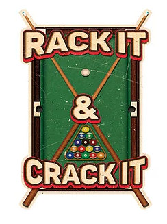Rack it Crack It 12"x21" – Nice Car Collection