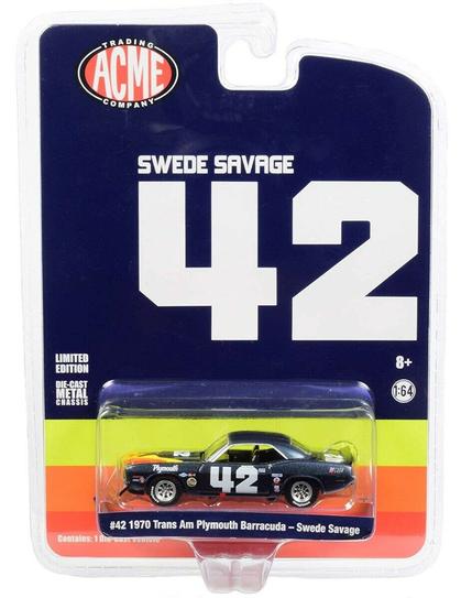 Swede Savage's #42 1970 Plymouth Trans Am Cuda – Nice Car Collection