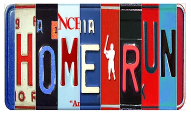 Plaque d'Auto Home Run – Nice Car Collections