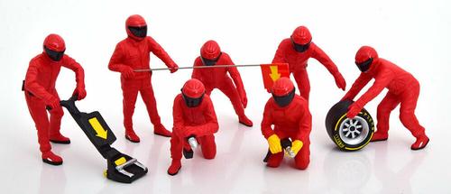 1:18 American Diorama Ferrari Pit Crew set – Nice Car Collections