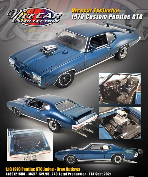 Pontiac GTO Judge 1970 "Drag Outlaws" *Nice Car Collection*