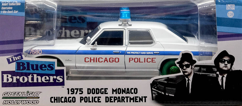 Dodge Monaco 1975 "Chicago Police - Blues Brothers" GREEN MACHINE Chas ...